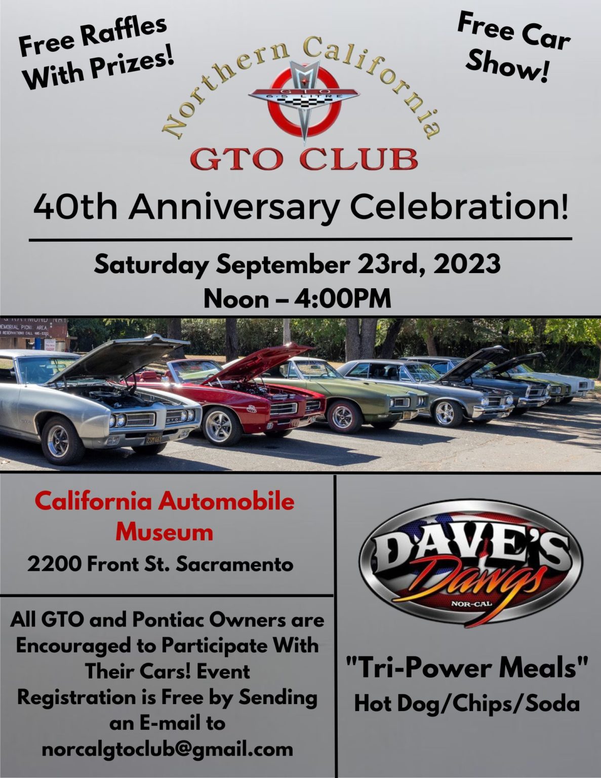 Northern California GTO Club - Blog
